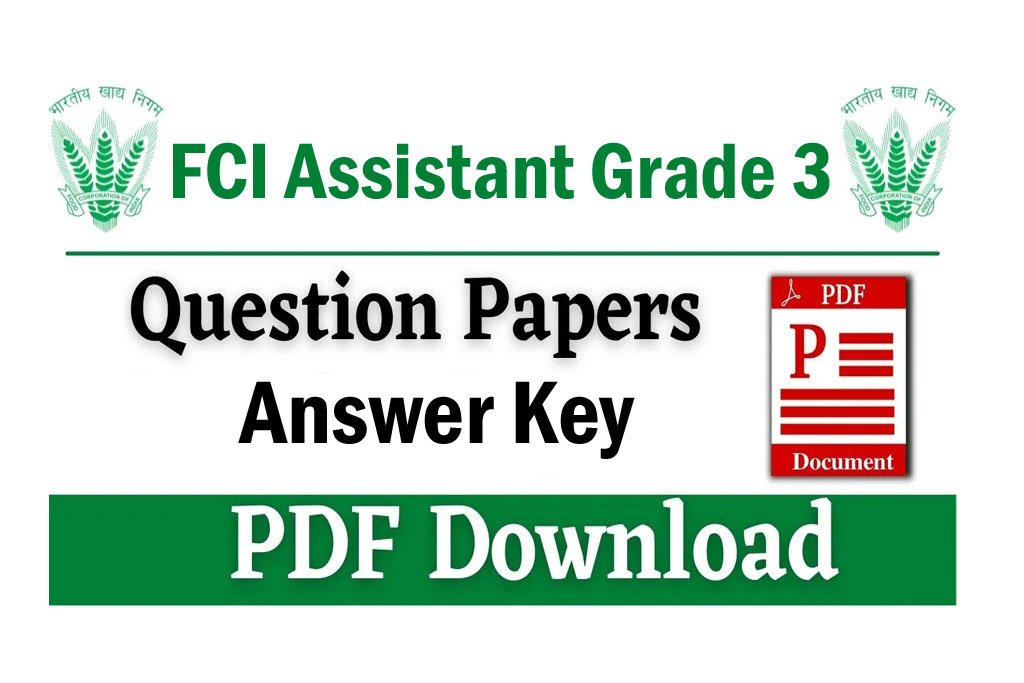 FCI Assistant Grade 3 Answer Key 2023 Shift Wise Solved Question Paper FCI Assistant Grade 3 Answer Key 2023 Shift Wise Solved Question Paper