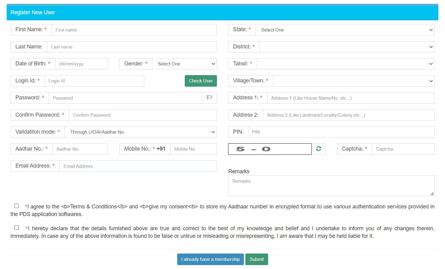 Ration Card Apply 2023 (All India) New Portal Registration, वन नेशन वन ...