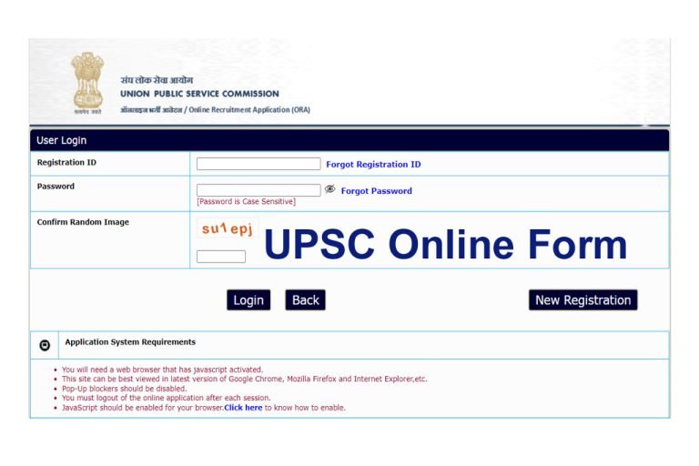 UPSC Recruitment 2023 Online Form For Officer, Engineer 261 Post - All ...