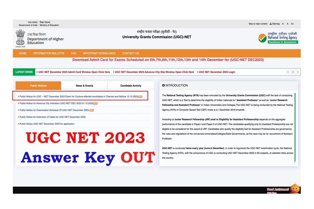 Ugc Net Exam 2023 Provisional Answer Key Archives All Jobs For You