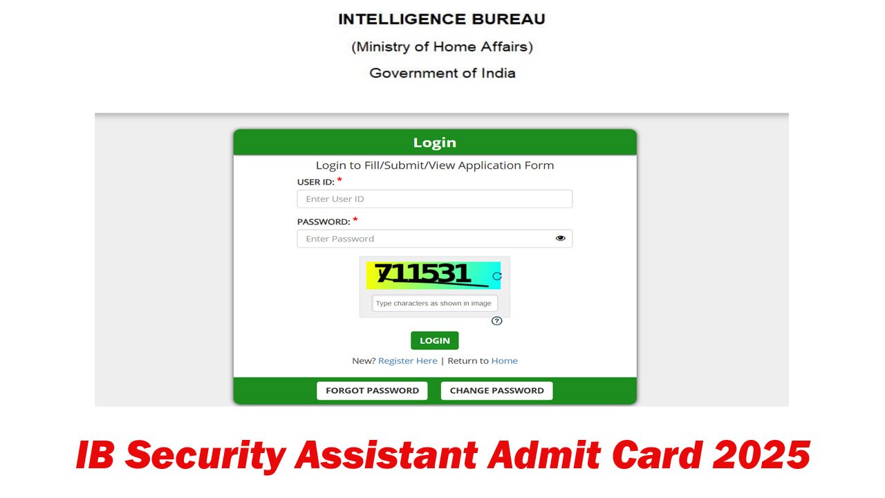 IB Security Assistant Admit Card 2025 City Intimation OUT - All Jobs ...